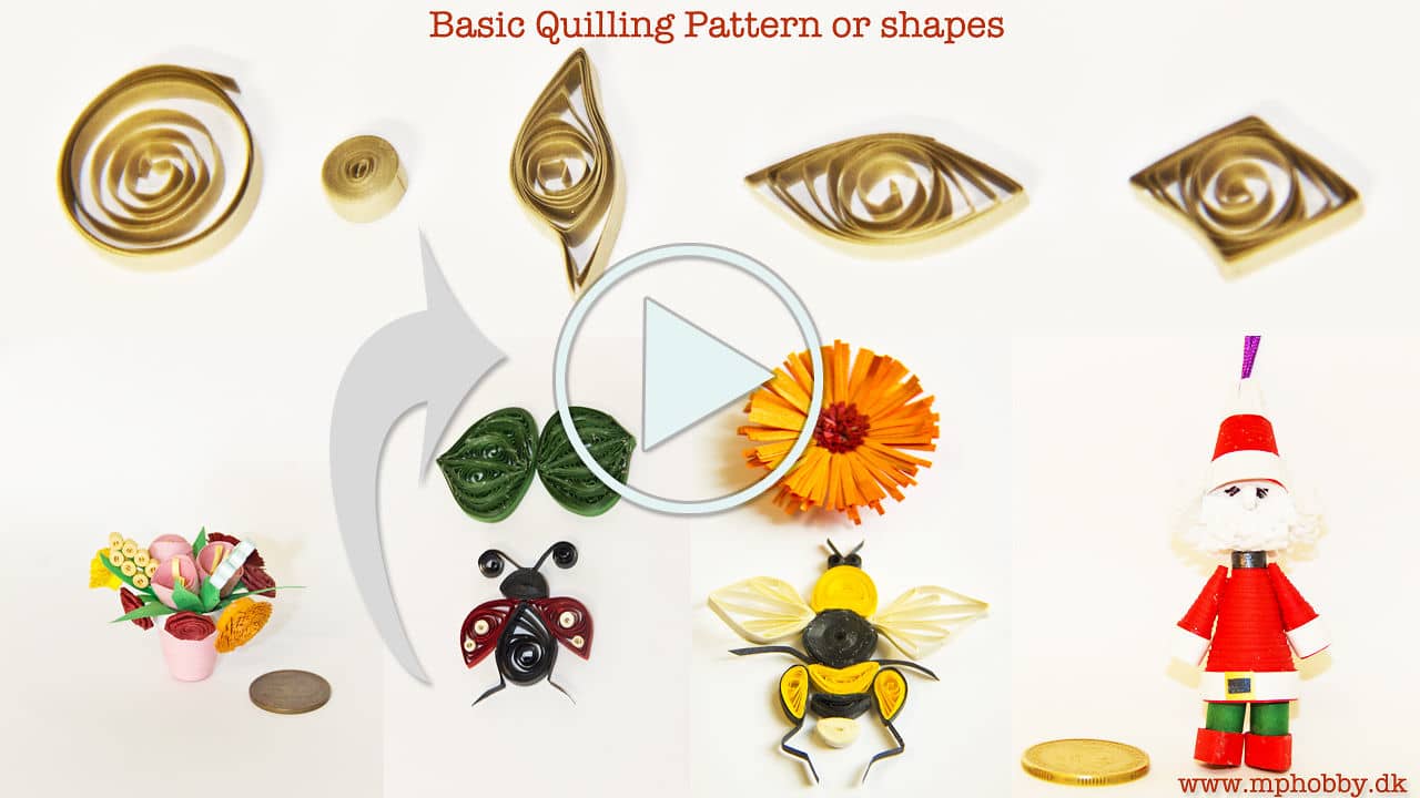 Basic quilling shape - Part 1 on Vimeo