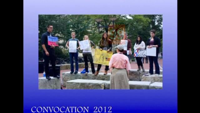 Debra Hawhee, "The Unending Conversation," 2012 New Student Convocation ...