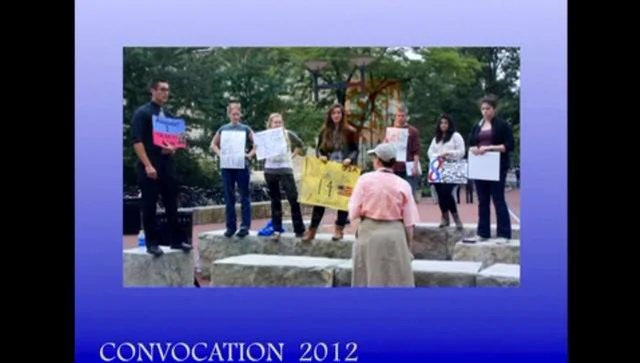 Debra Hawhee, "The Unending Conversation," 2012 New Student Convocation ...