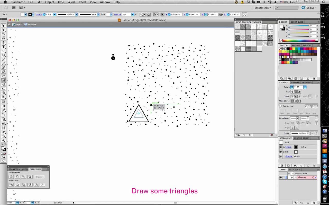 Adobe Illustrator: Concrete Hatch on Vimeo