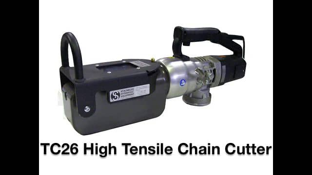 Stainelec TC26 Electric Hydraulic Chain Cutter By Edilgrapa on Vimeo