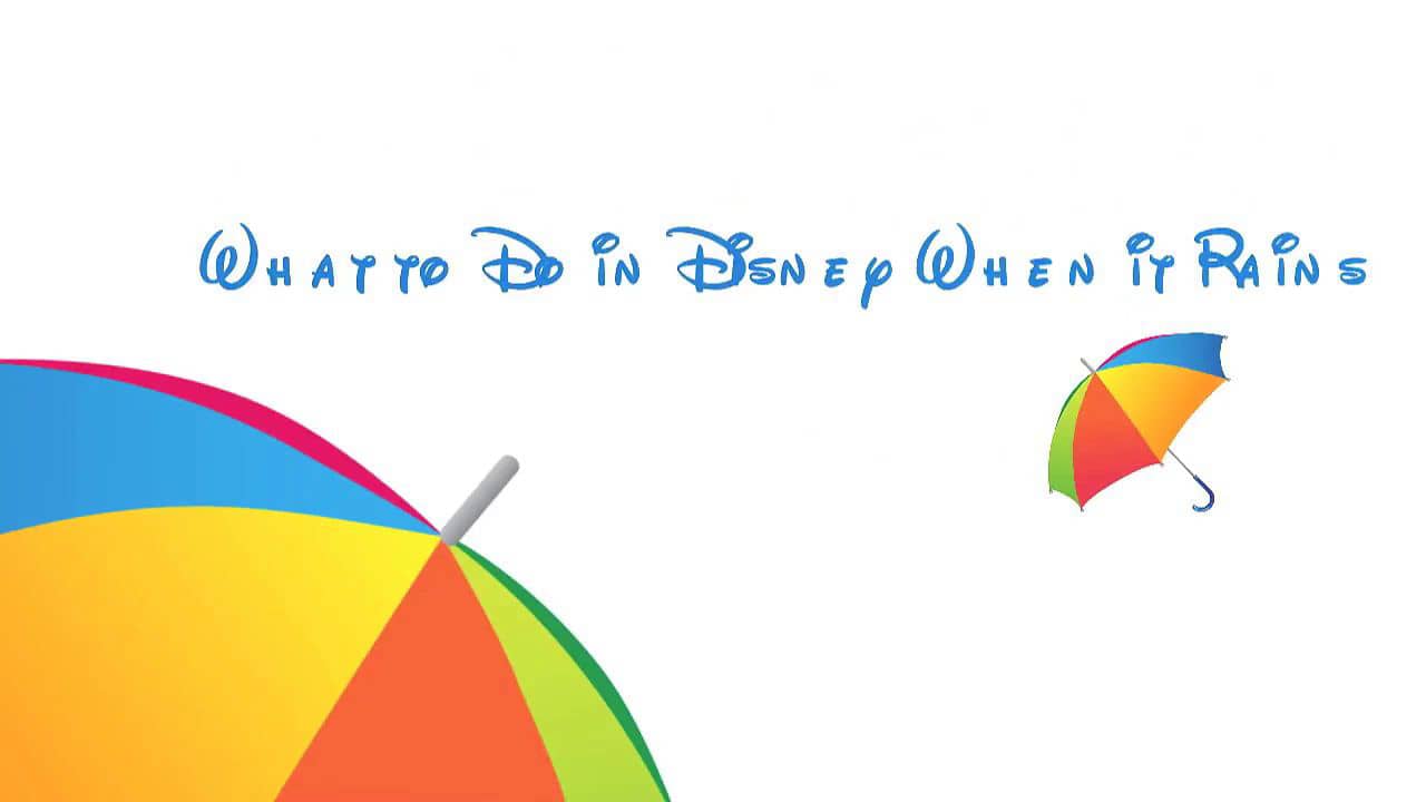 What to Do in Disney World When It Rains on Vimeo