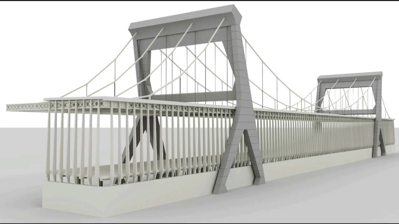 A video rendering of the Burgo paper mill by Pier Luigi Nervi developed ...