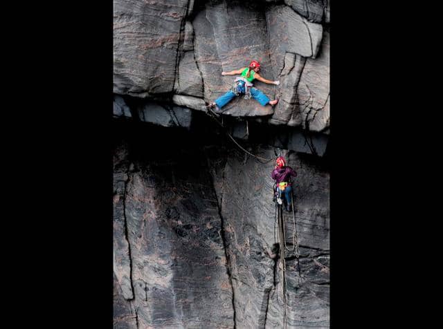 Climbing on Pabbay plus The Great Arch. on Vimeo