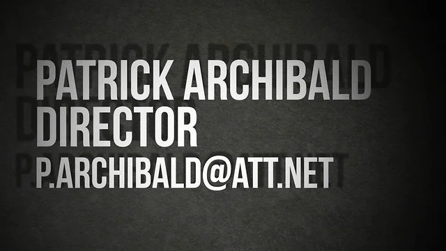 Patrick Archibald | Director Reel on Vimeo