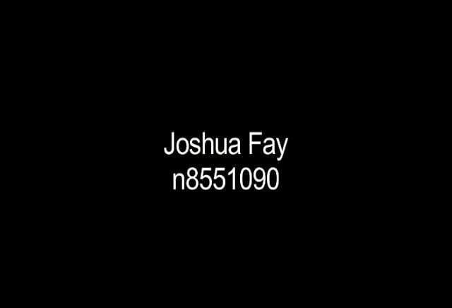 Joshua Fay n8551090 Anita on Vimeo