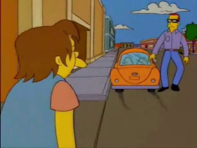 The Simpsons - Tall Man in Car on Vimeo