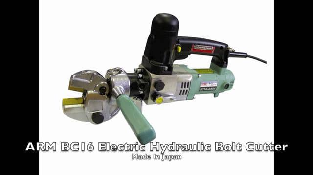 Stainelec BC16 Electric Hydraulic Bolt Cutter by ARM on Vimeo