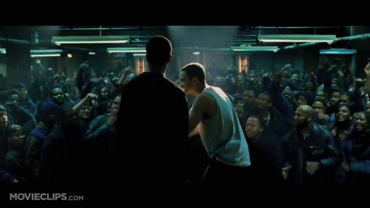8 Mile Final Rap Battle - B. Rabbit vs Papa Doc on Vimeo