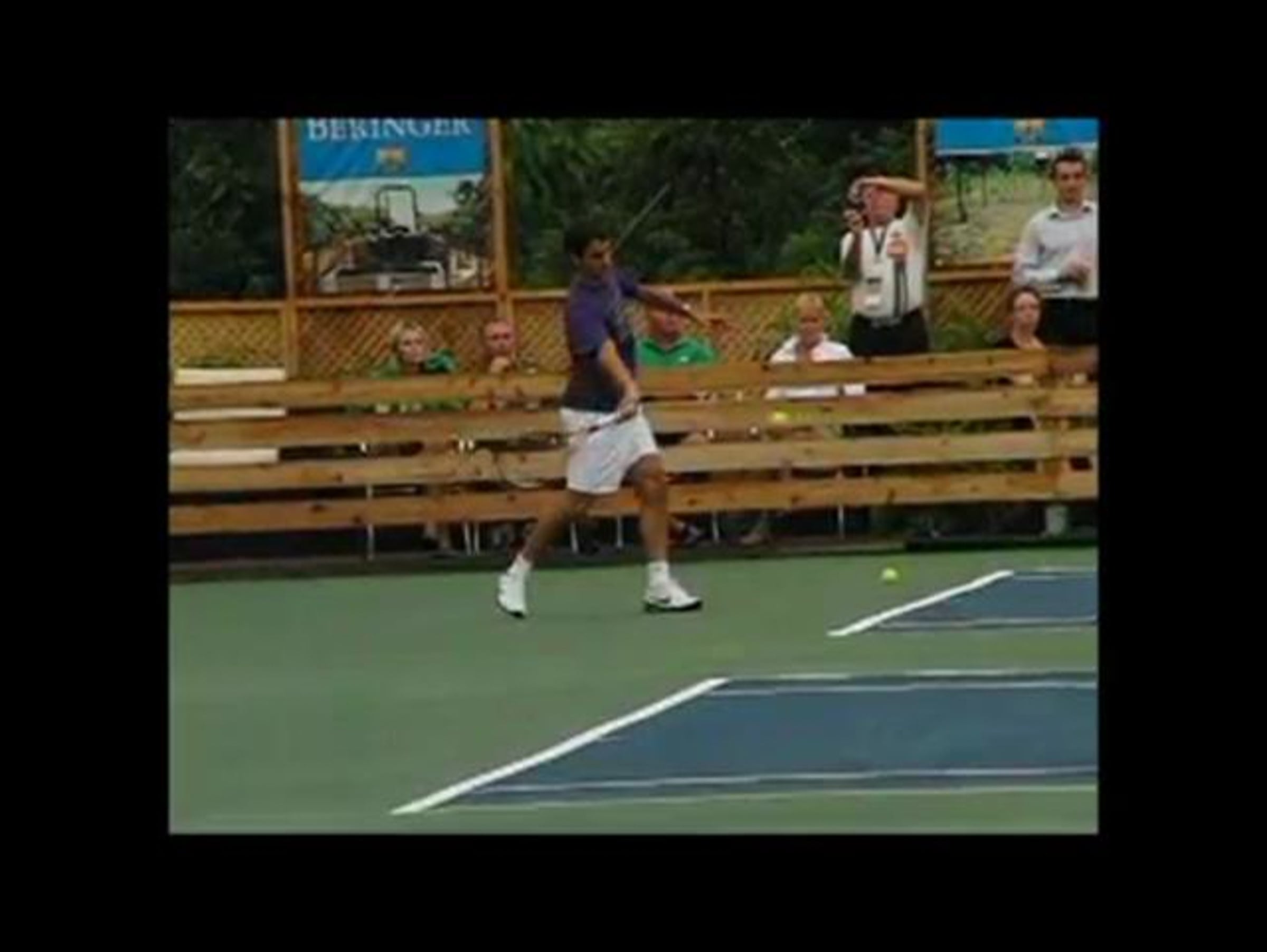 Roger Federer Forehand 360 View in Slow Motion