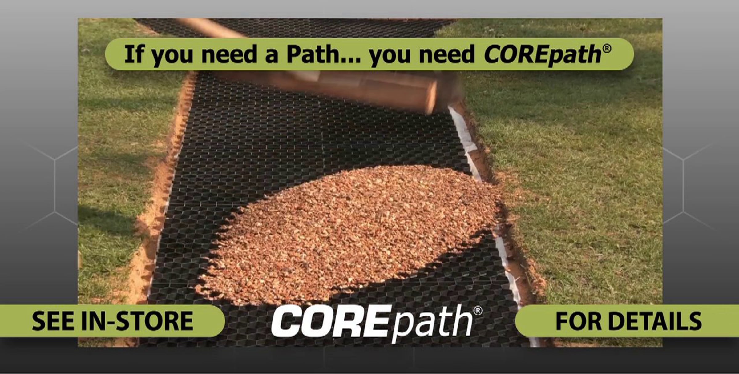 COREpath - Self Install the Perfect Gravel Pathway