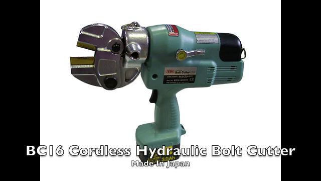 Stainelec BC16 Cordless Hydraulic Bolt Cutter by ARM on Vimeo