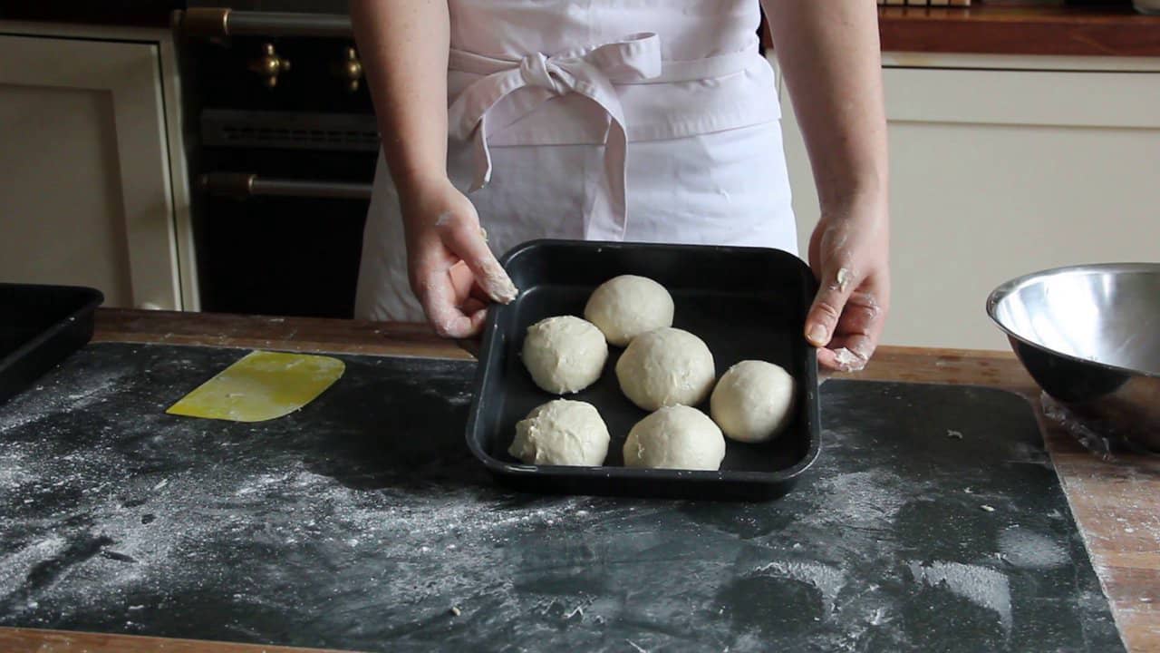 Shaping bread dough into rolls or buns on Vimeo