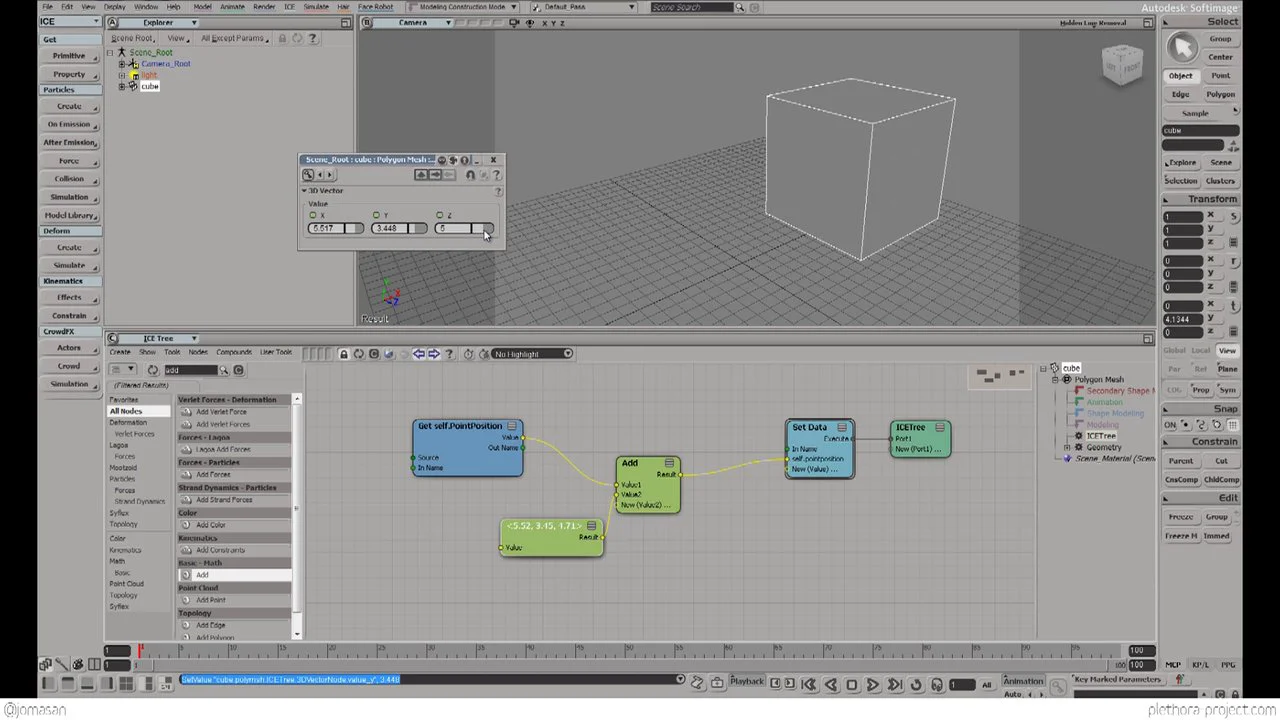 SOFTIMAGE ICE TUTORIAL 01 on Vimeo