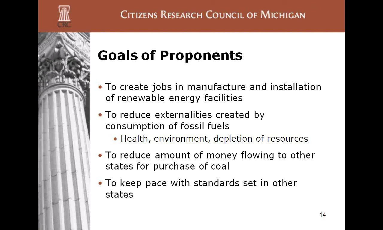 Webinar on Michigan Ballot Proposals 3 (renewable energy), 5 ...