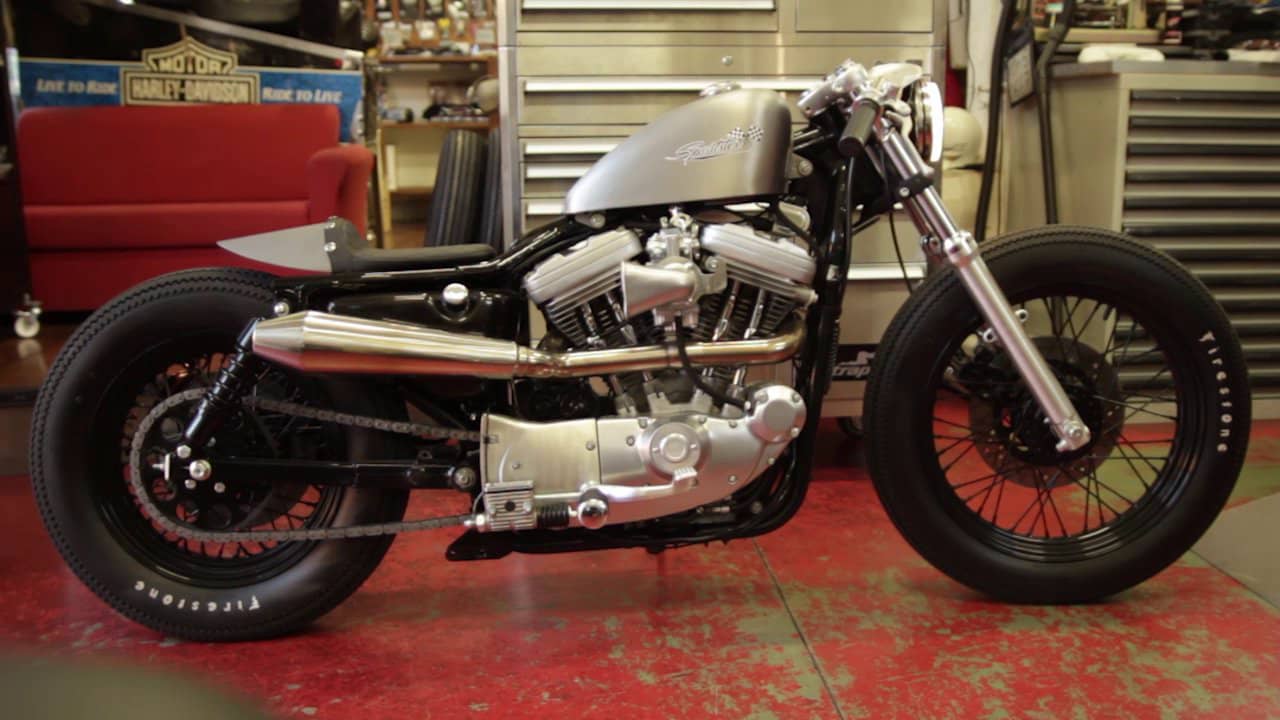 '89 Harley Davidson Sportster XLH 883 / 1200 Bonneville Bullet start ...