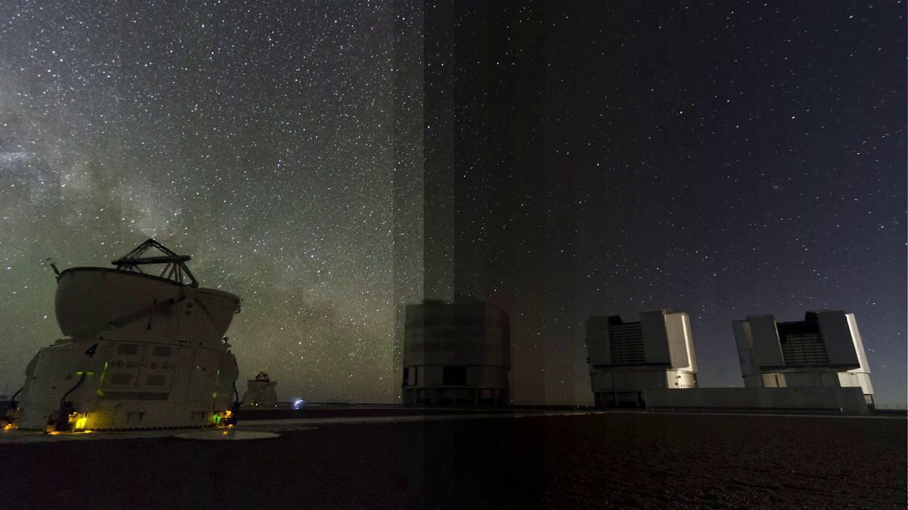 Day/Night at the ESO VLT on Vimeo