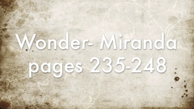 Wonder-Miranda-pages 235-248 on Vimeo