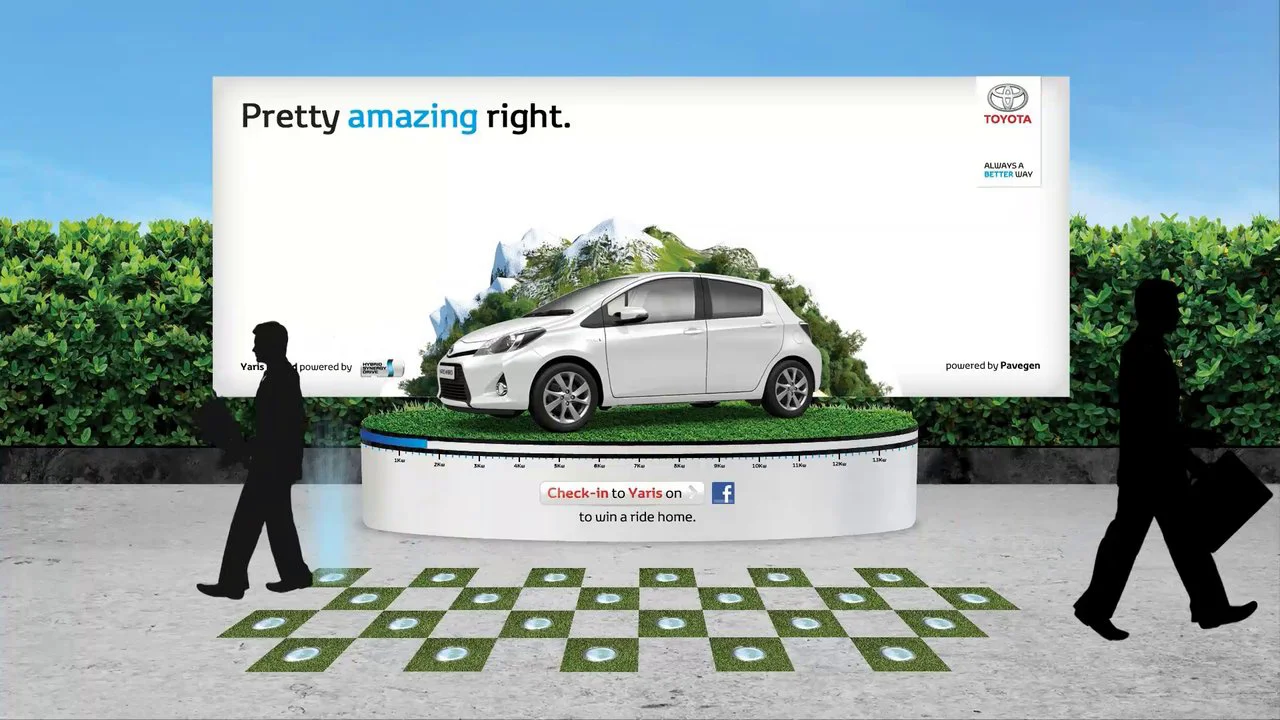 Toyota - Interactive Billboard