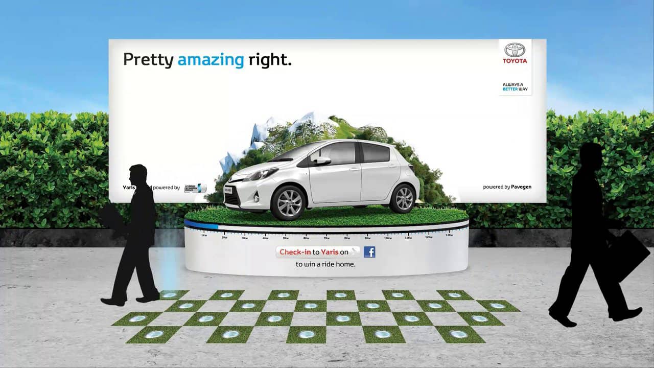 Toyota - Interactive Billboard on Vimeo