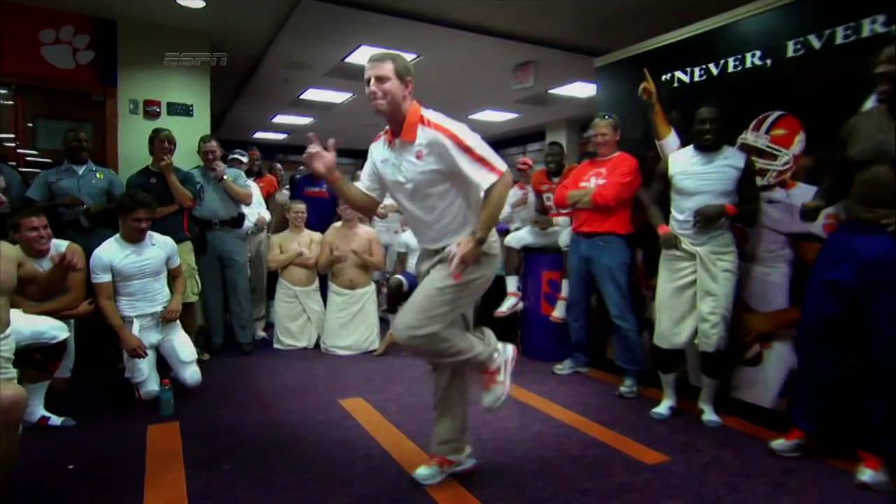 "Dabo Swinney: Coach Can Dance!" - College Football Live - ESPN on Vimeo