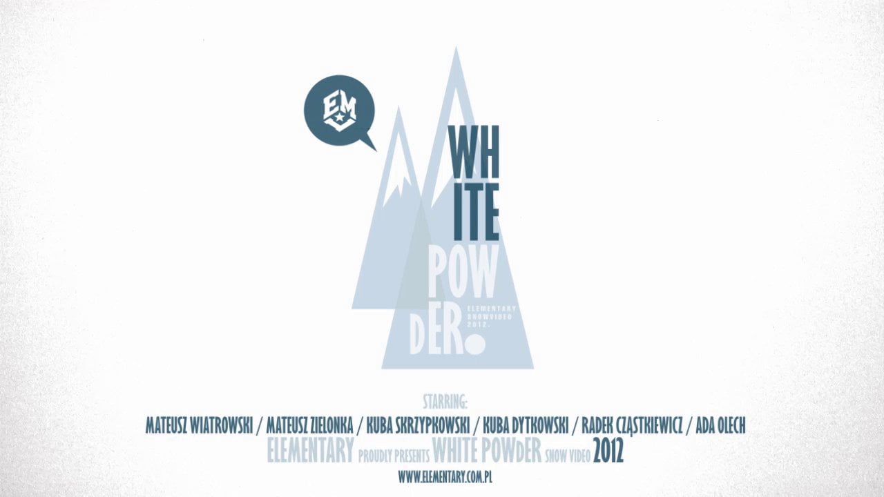 WHITE POWdER Official Trailer / Elementary snow video 2012 on Vimeo