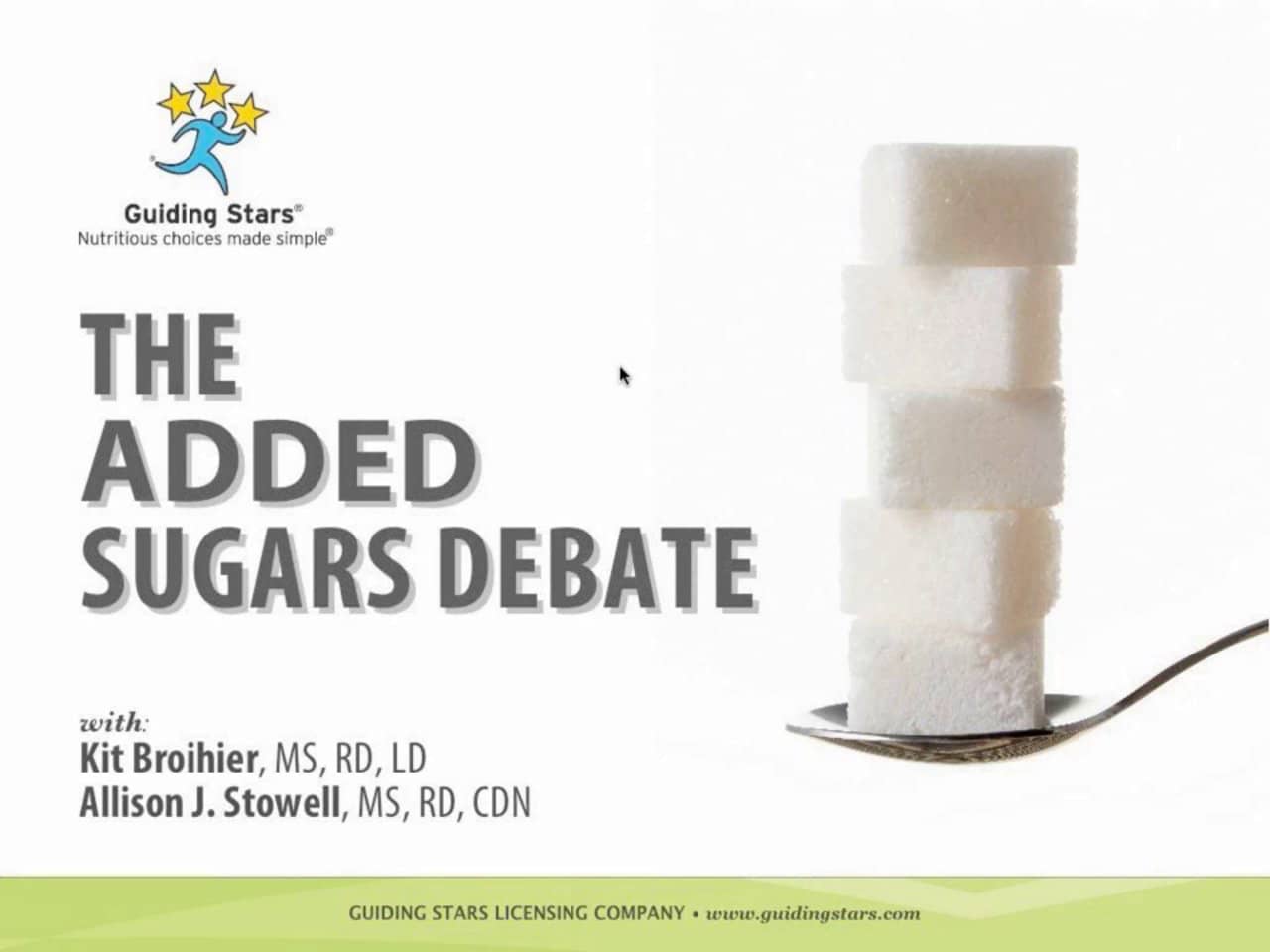 The Added Sugars Debate on Vimeo