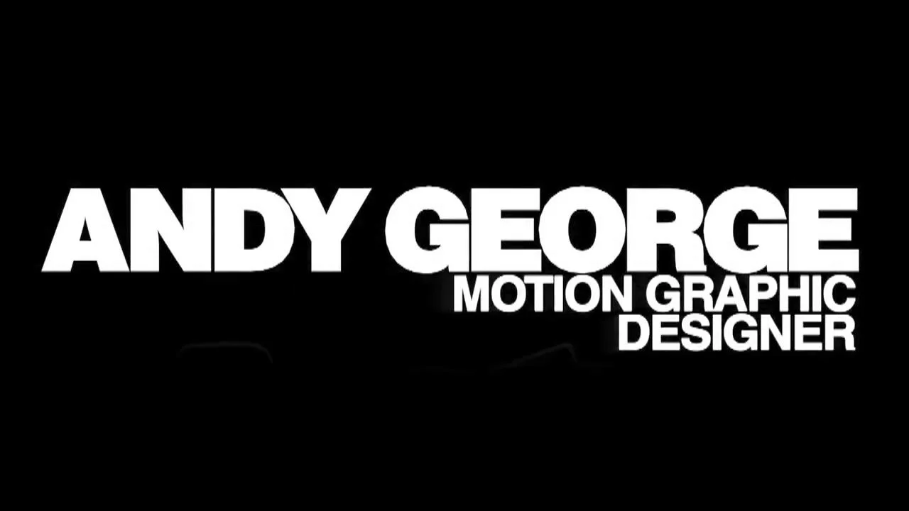 Andy George Motion Graphics Demo Reel on Vimeo