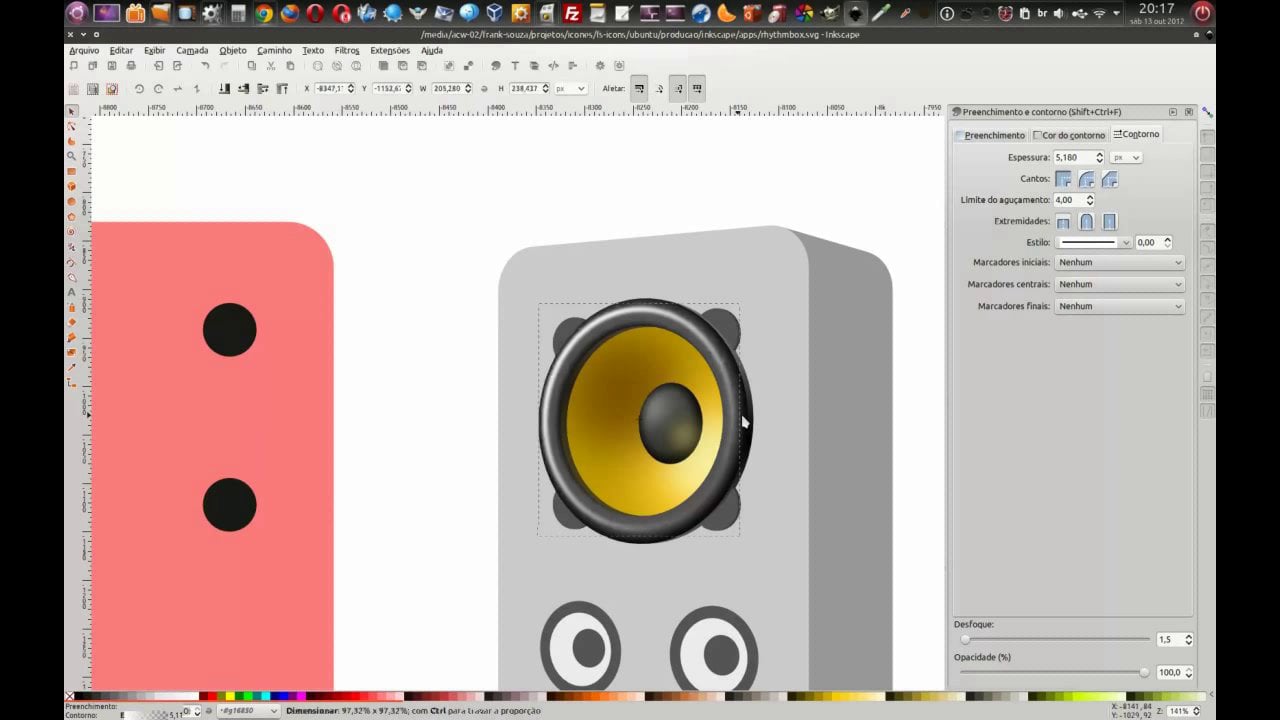 Rhythmbox icon design from Fs Icons Ubuntu pack | By Frank Souza on Vimeo