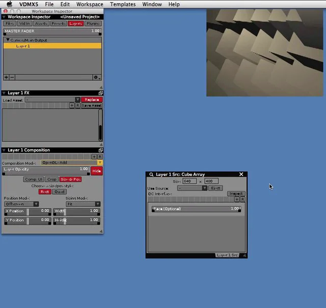 VDMX5, b8 - Basic App Layout on Vimeo