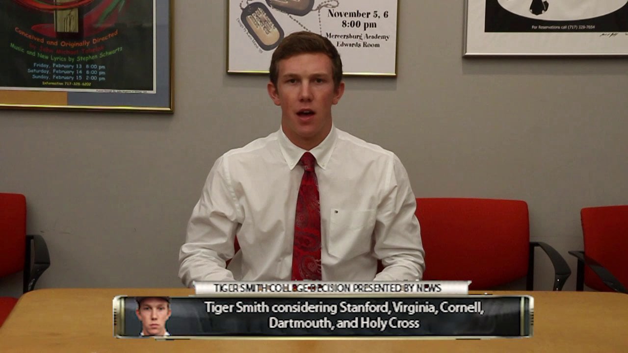 Tiger Smith's College Decision on Vimeo
