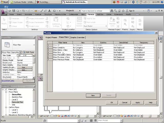 Revit Phasing & Design Options on Vimeo