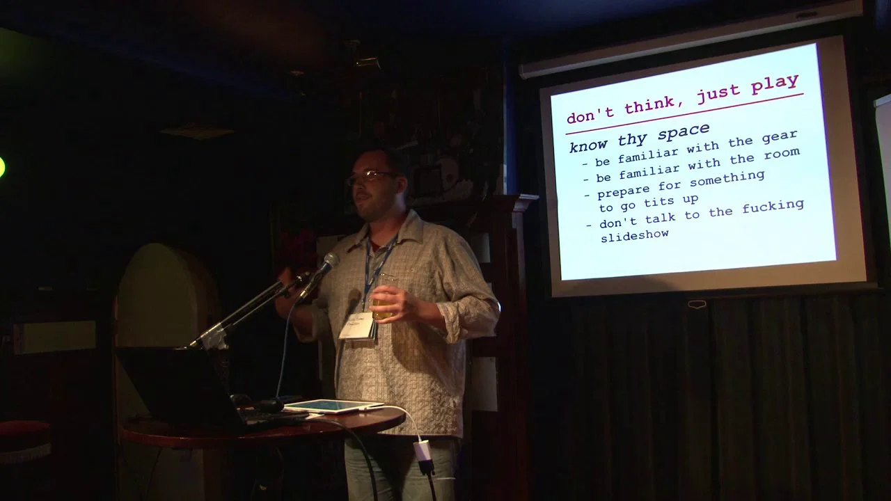 Scott Kosman | Don't Think, Just Play | Fronteers 2012 Jam Session on Vimeo
