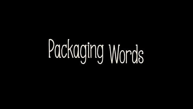 Packaging Words English on Vimeo