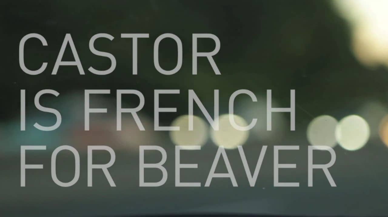 CASTOR IS FRENCH FOR BEAVER | Carling Acthim & Lana Mauro on Vimeo