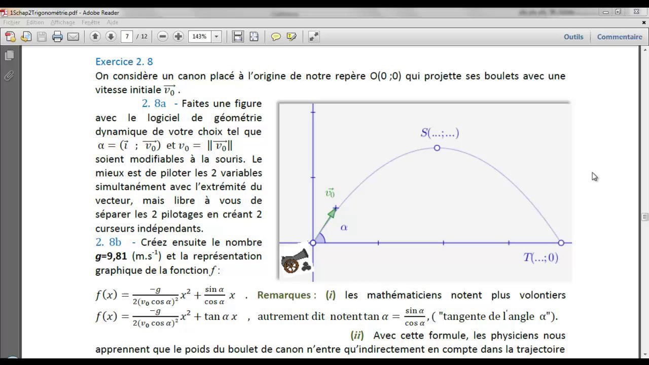 Tutoriel pour un usage conjoint de la géométrie dynamique et du calcul formel (CaRMetal et Xcas ...