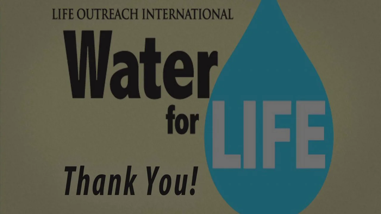 Thank you for supporting Mission:Water for LIFE on Vimeo