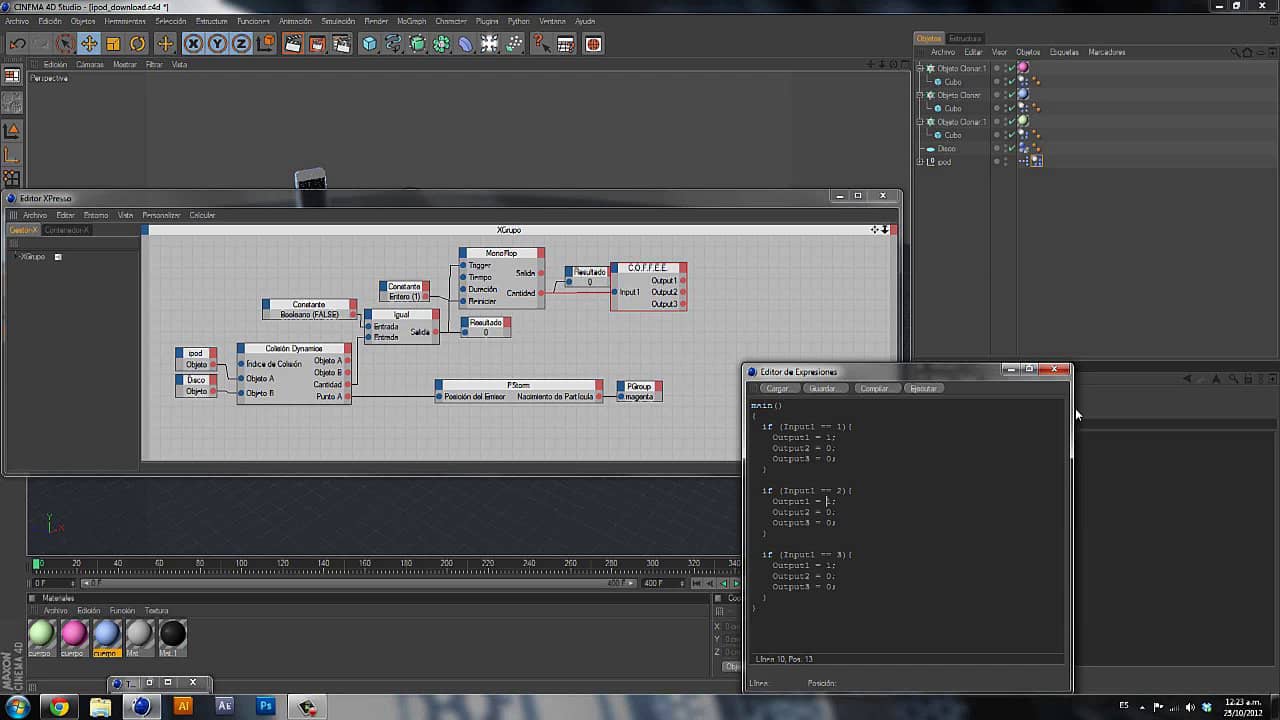 Comercial iPod 5g Tutorial. Dynamic, Thinking Particles, COFFEE & Expresso on Vimeo