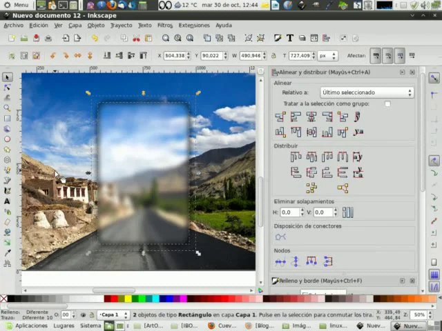 Efecto Glass en Inkscape