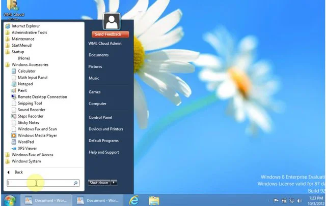 How To Add Windows 7 Style Start Menu In Windows 8 on Vimeo