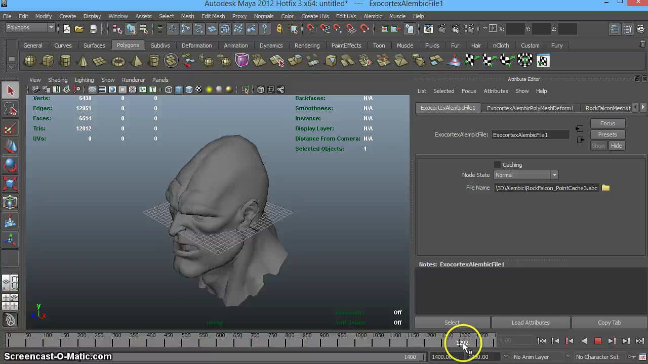 Alembic-based Point Caches in Maya, 3DS Max and Softimage using ...