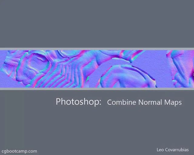 Photoshop - Combine Normal Maps