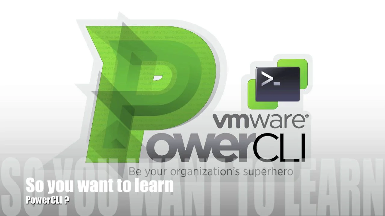 What does it take to learn PowerCLI ? on Vimeo