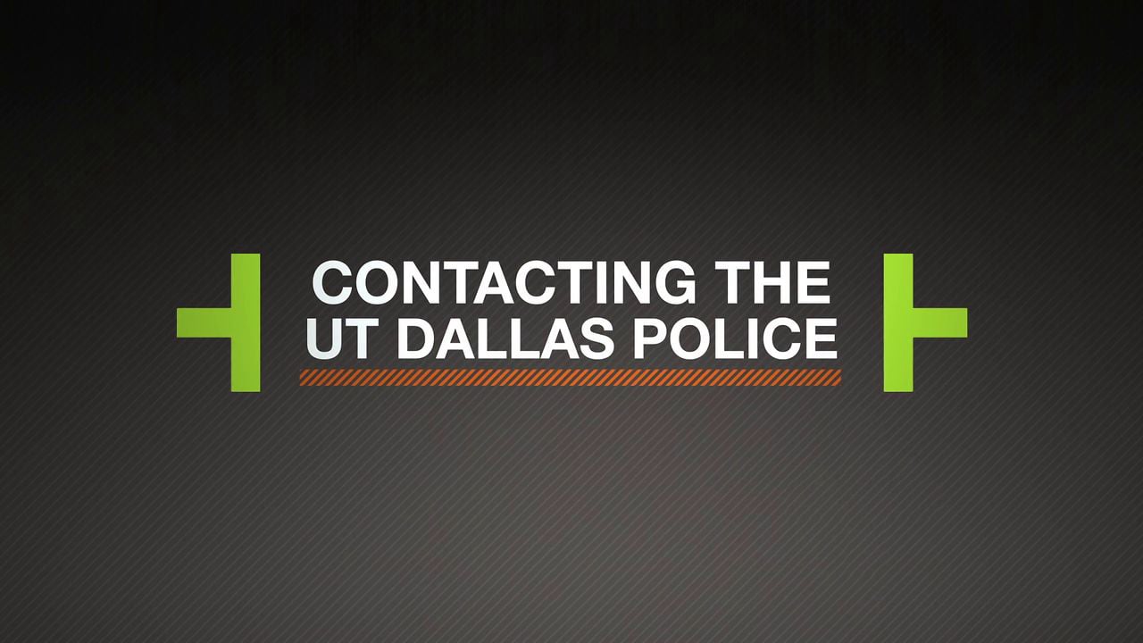 Contacting the UT Dallas Police