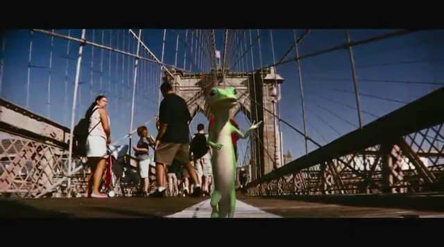 GEICO Gecko Journey "Brooklyn Bridge" on Vimeo