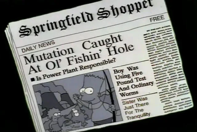 Todd Jacobsen - The Simpsons (Newspaper Roll)