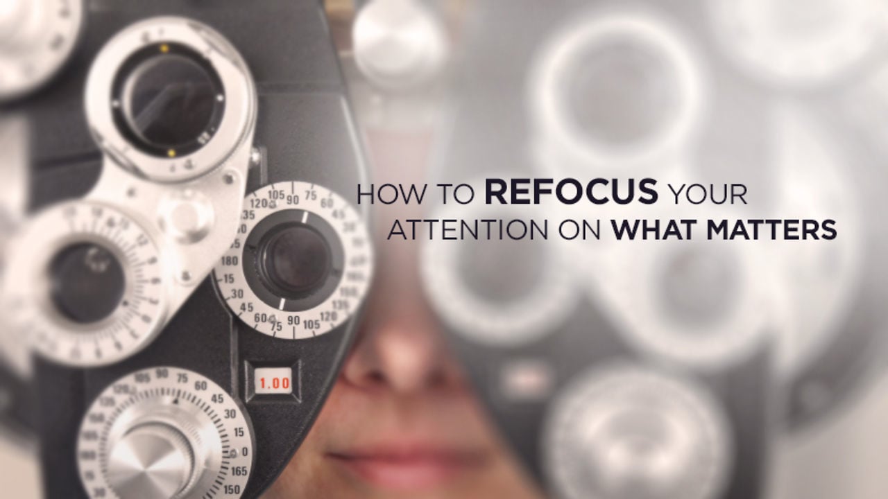 How to Refocus Your Attention On What Matters on Vimeo