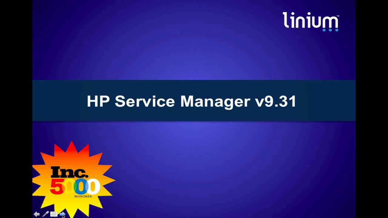 New - HP Service Manager 9.31 on Vimeo