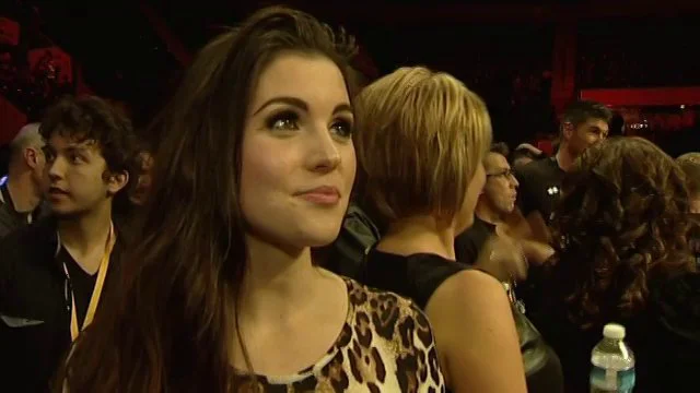 Carl Froch's girlfriend Rachael Cordingley speaking after the fight on ...