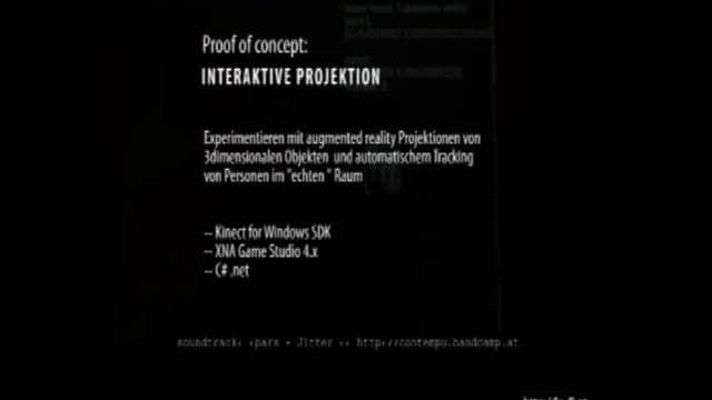 Interactive Video Projection (Kinect, XNA) on Vimeo